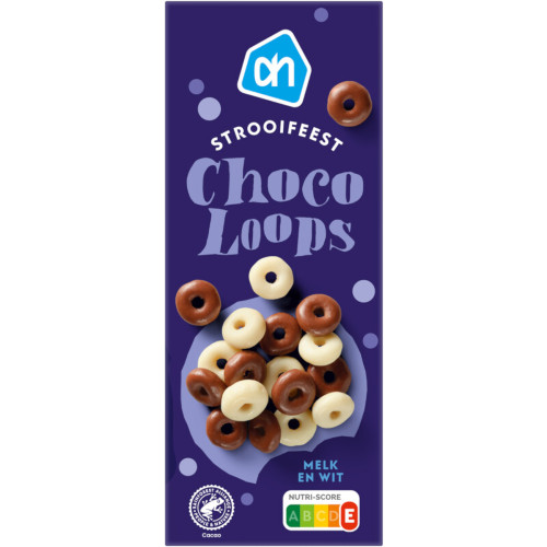 AH Strooifeest Choco Loops Milk and White Chocolate