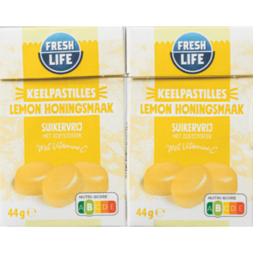 Freshlife Sugar Throat Pastilles Honey