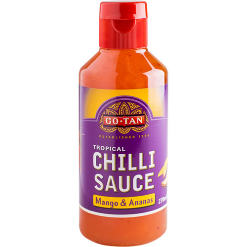 Go-Tan Chilli Saus met Mango & Ananas (500 ml.)