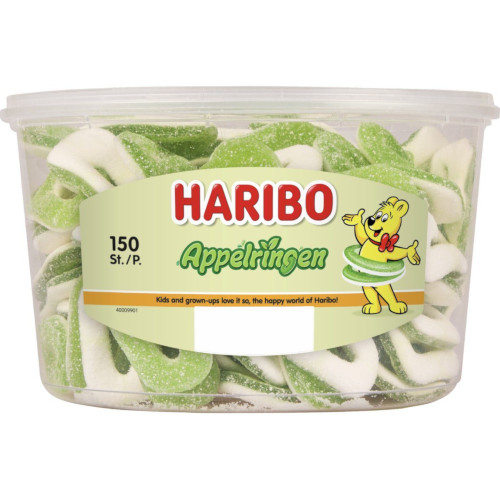 Haribo Apple Rings (150 pieces)