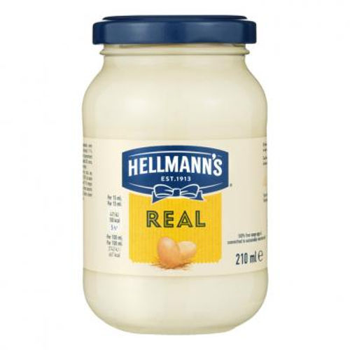 Hellmanns Real Mayo Pot (210 ml.)