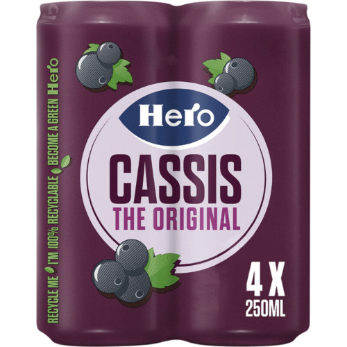 Hero Cassis Cans
