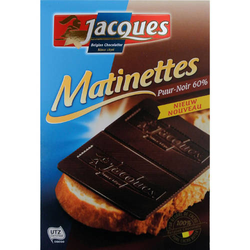 Jacques Dark Chocolate Matinettes (128 gr.)