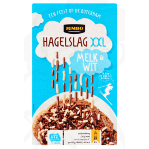 Jumbo Hagelslag XXL Melk & Wit