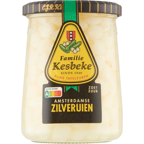 Kesbeke Sweet and Sour Amsterdam Silver Onions (495 ml.)
