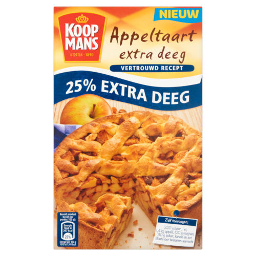 Koopmans Mix voor Appeltaart Extra Deeg (580 gr.)