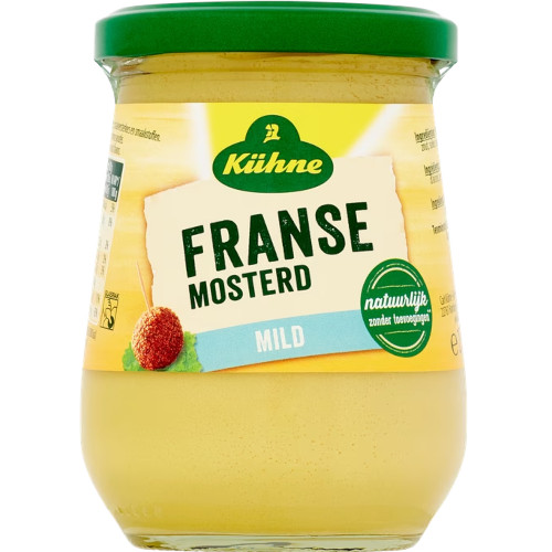 Kühne Franse Milde Mosterd (250 gr.)