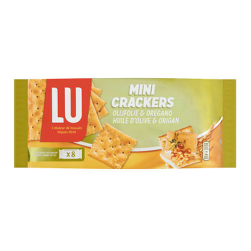 Lu Mini Crackers Olijfolie & Oregano (250 gr.)