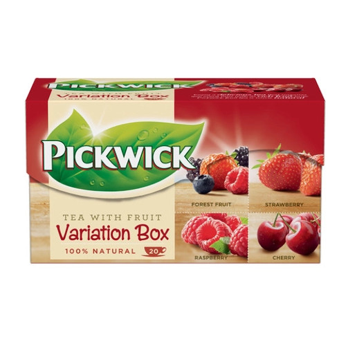 Pickwick Tea with Fruit Variation Box Red (20 pieces)