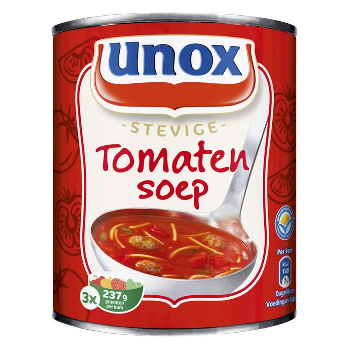 Unox stevige tomaten soep