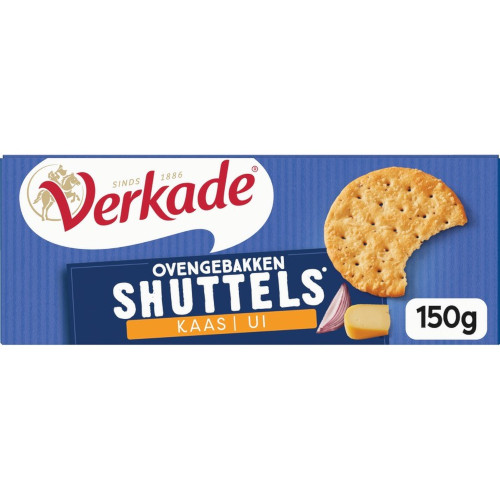 Verkade Shuttles Cheese & Onion (150 gr.)